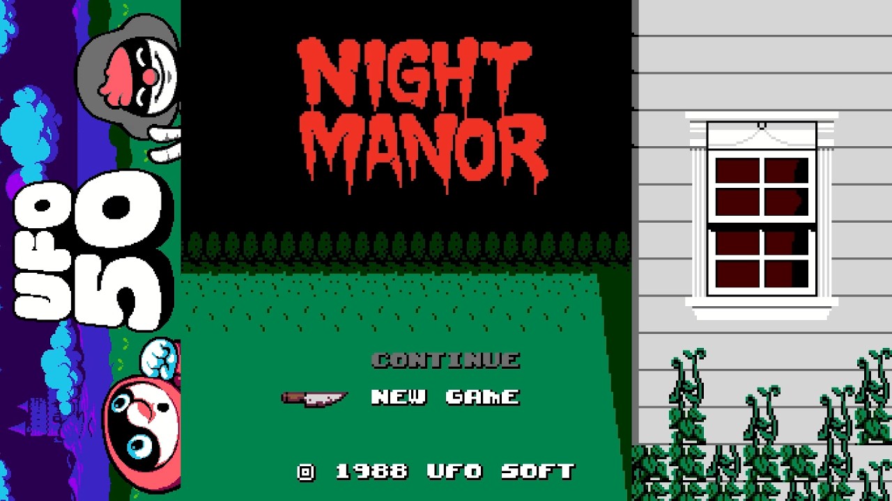 UFO 50 (Nintendo Switch) "Night Manor" Gameplay - YouTube