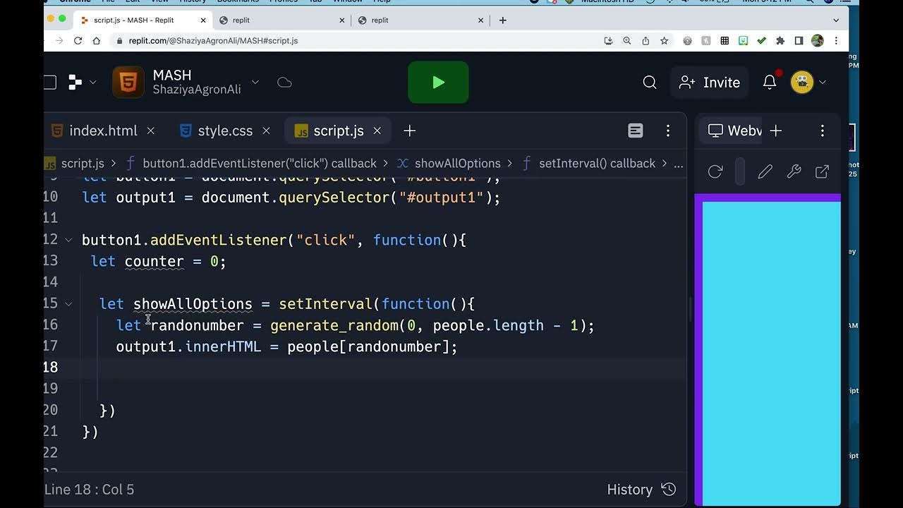 U5L4 - MASH JavaScript - YouTube