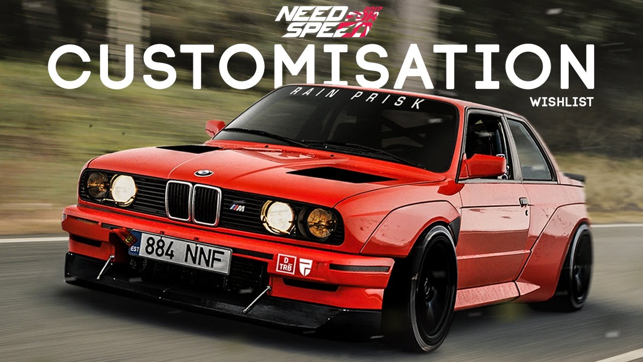 NEED FOR SPEED 2017 - CUSTOMISATION (WISHLIST) - YouTube