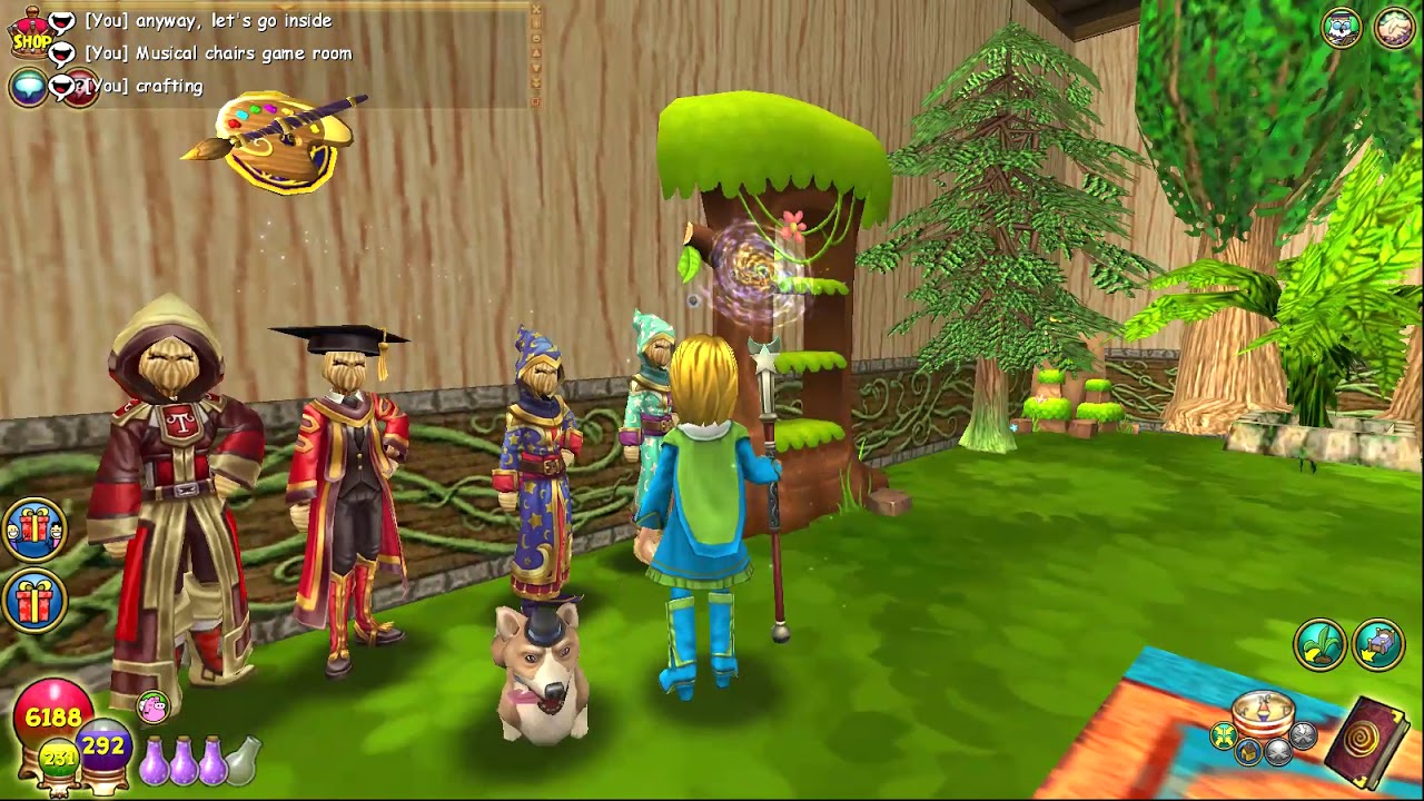 Wizard101 Life house and Tree House Glitch Tour - YouTube