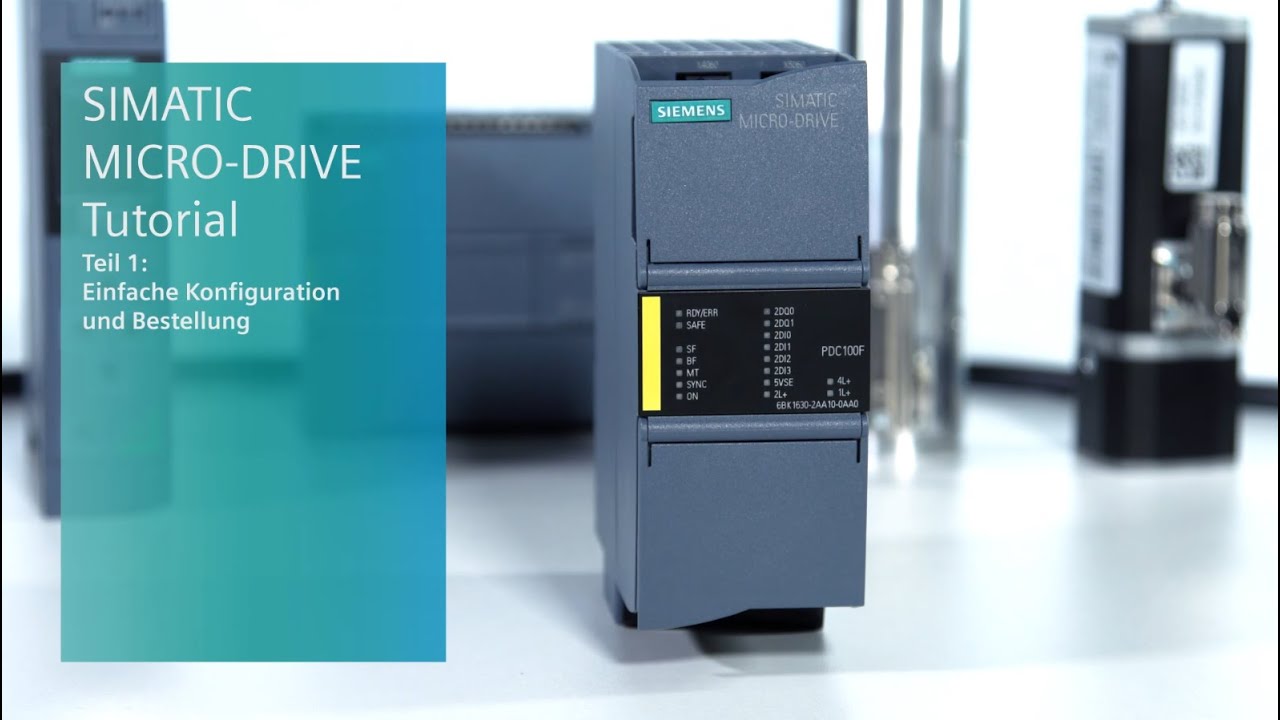 SIMATIC MICRO-DRIVE PDC: Tutorial Teil 1 - YouTube