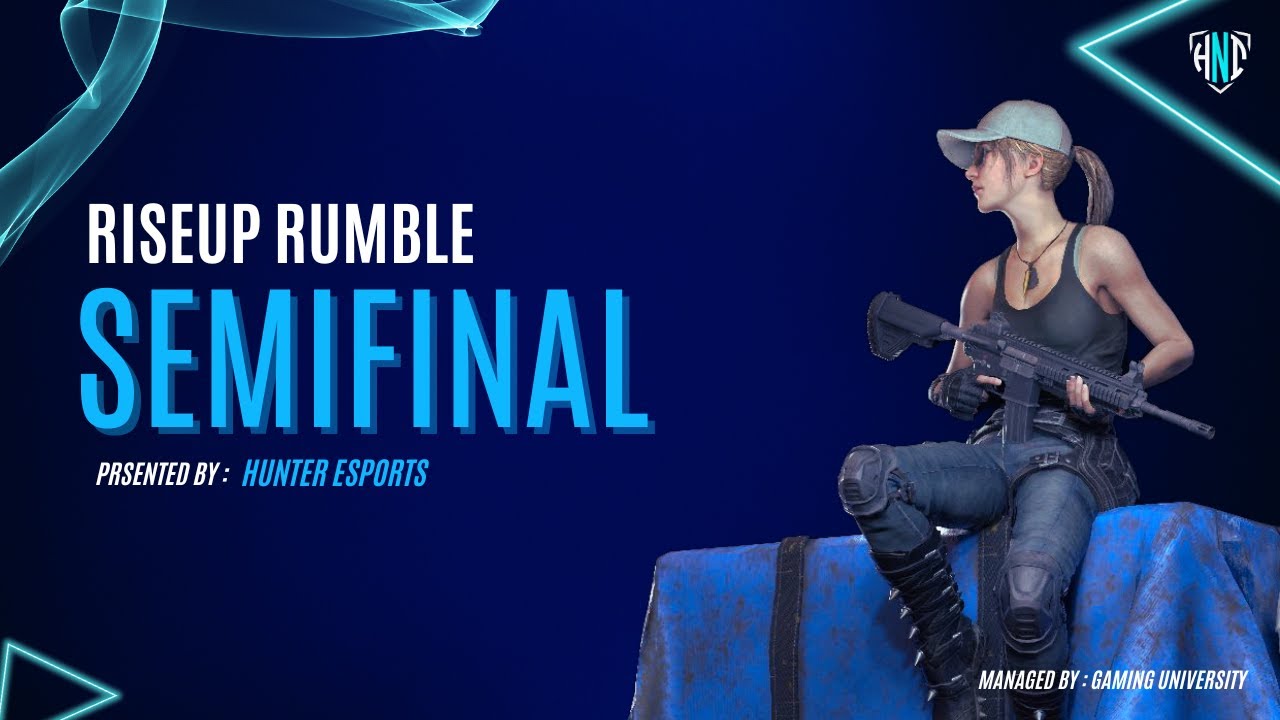 Rise Up Rumble | Semi-Final's • Group 2 | Hunter Esports | BGMI - YouTube