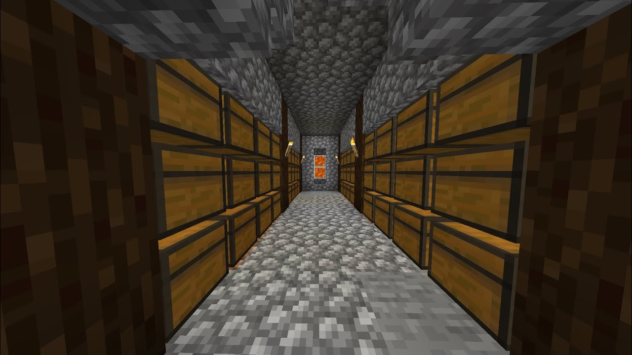 Building a bulk storage system in my survival world | Minecraft - YouTube