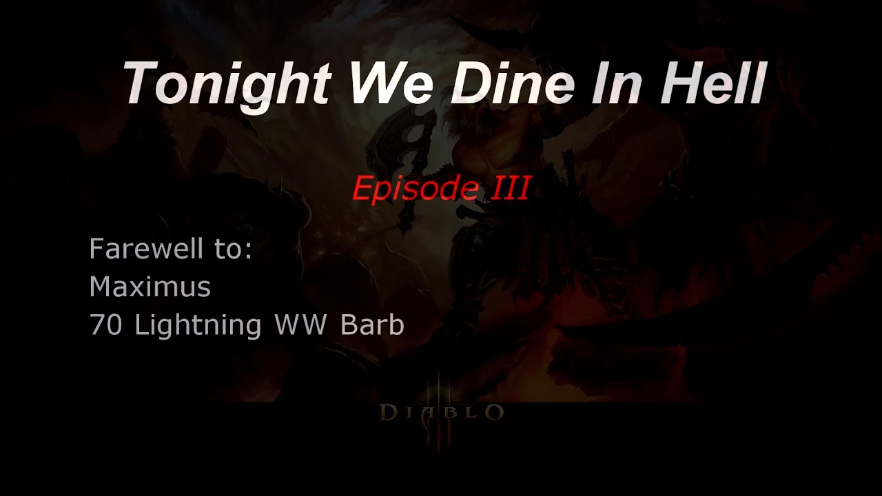 Diablo III: Tonight we dine in hell ep. 3 - YouTube