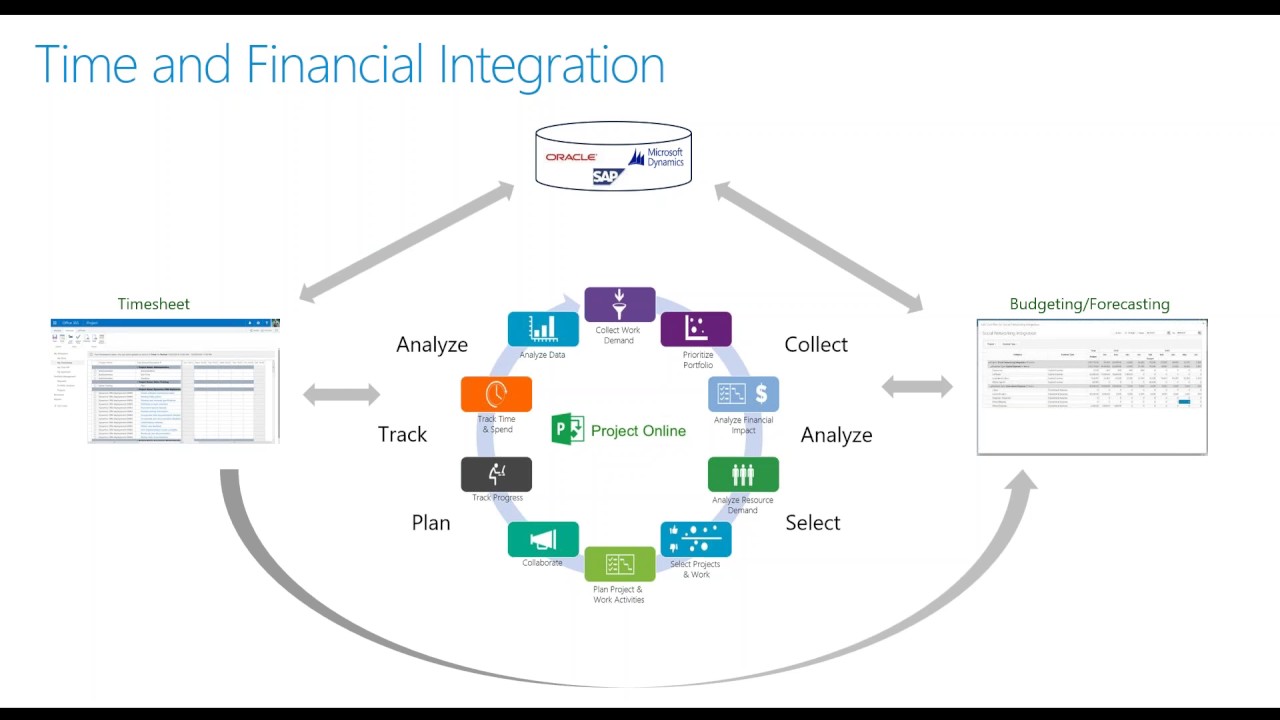 Time & Financial Integration with Project Online - YouTube