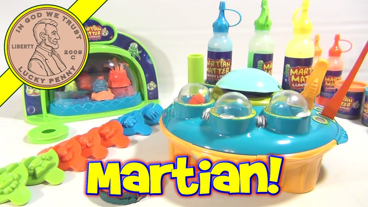 Martian Matter Mega Maker Martian Set With Planetary Pod Display ...