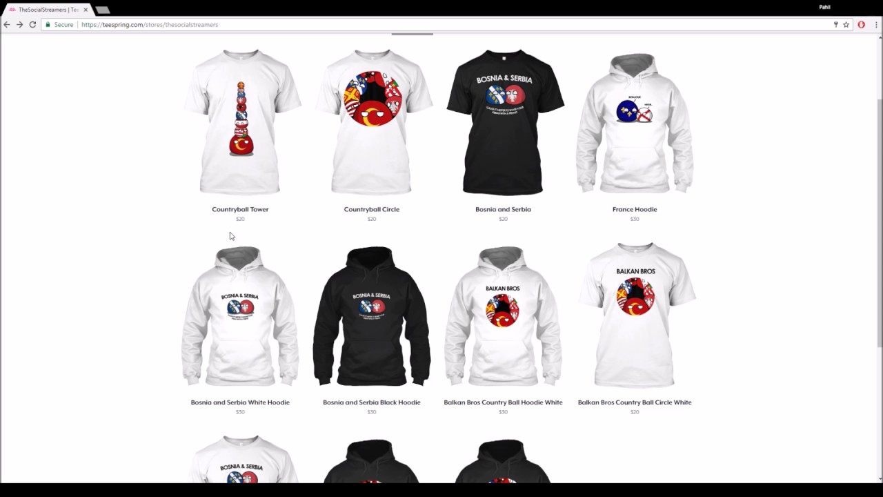 Countryball Clothing Store! - YouTube
