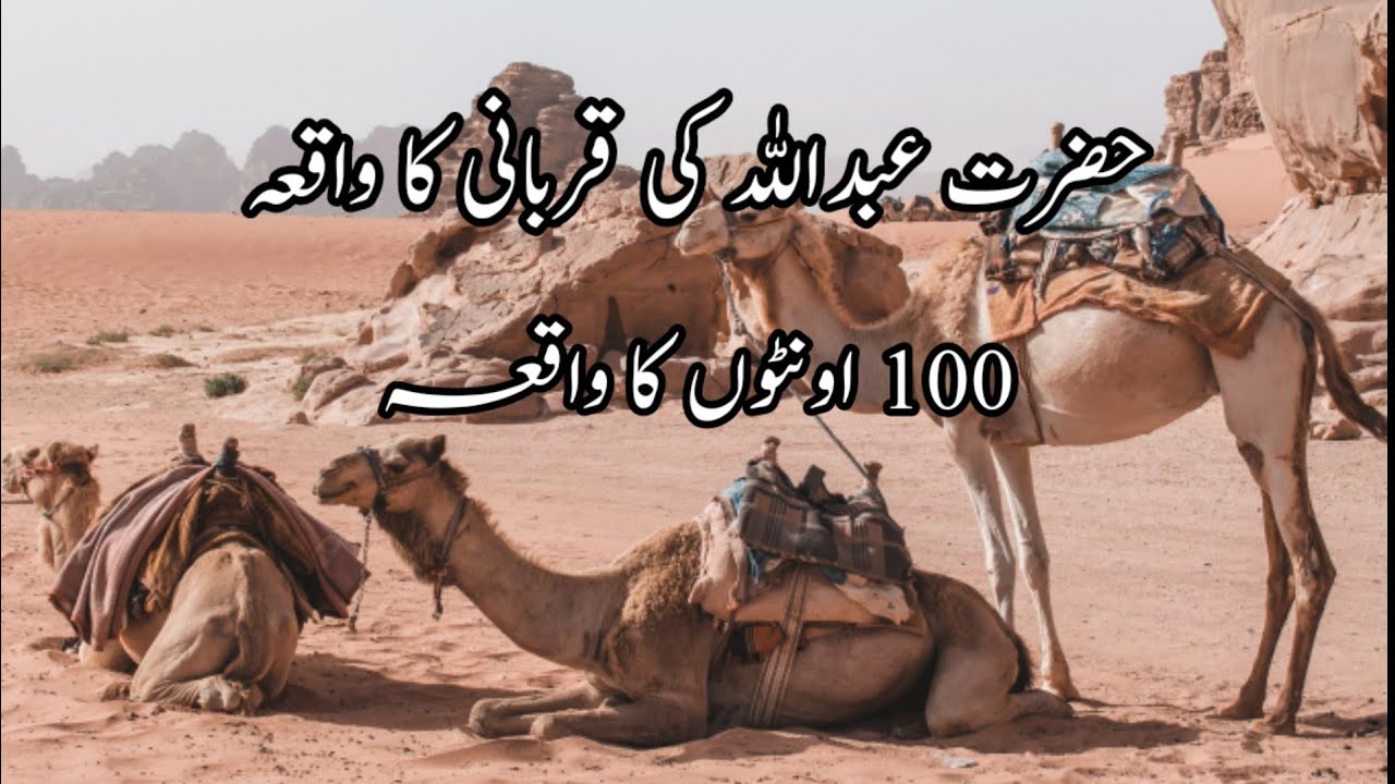 Hazoor ﷺ k Walid Hazrat Abdullah ki qurbani ka waqia||Seerat un Nabiﷺ EP 4||100 camels story|# ...