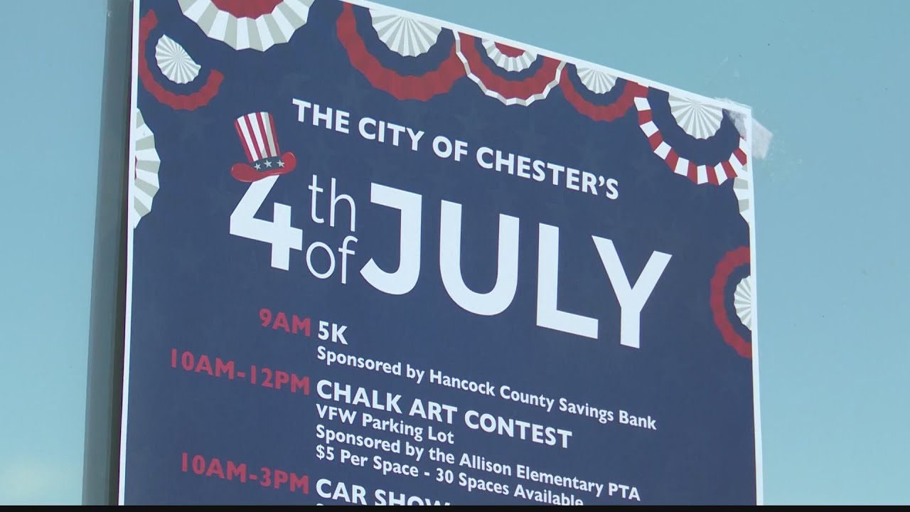 Chester prepares for 33rd Annual Fourth of July Celebration - YouTube