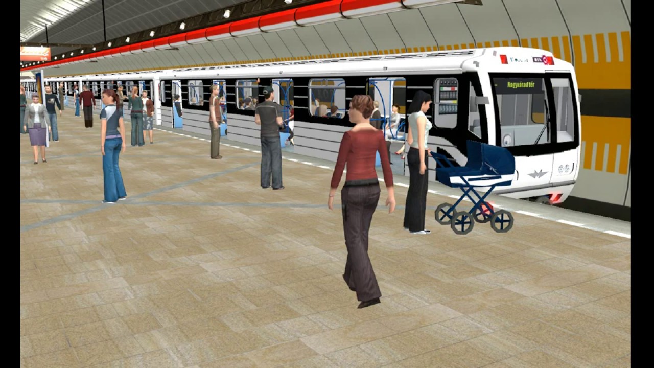 Felújított Panda metró, sok javítással... Panda subway train, with some ...