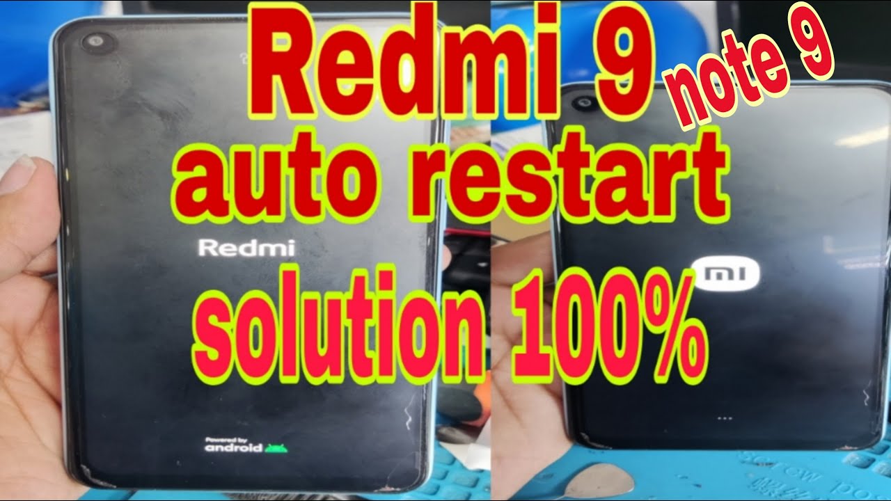 Redmi note 9 auto restart solution 100% - YouTube