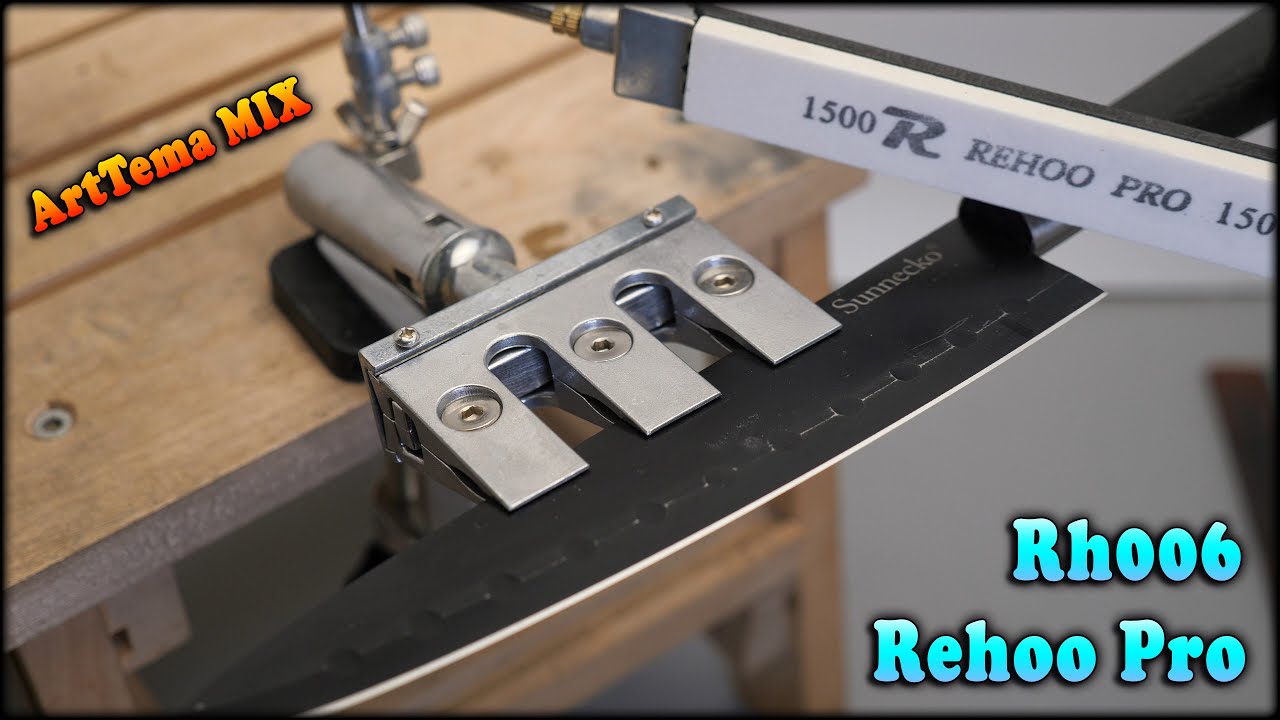 Rehoo Pro Rh006 | Knife sharpening on the Rehoo Pro Rh006 sharpener ...