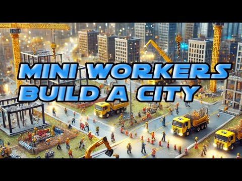 Tiny Workers Build a Miniature City – Amazing Mini Construction!" - YouTube