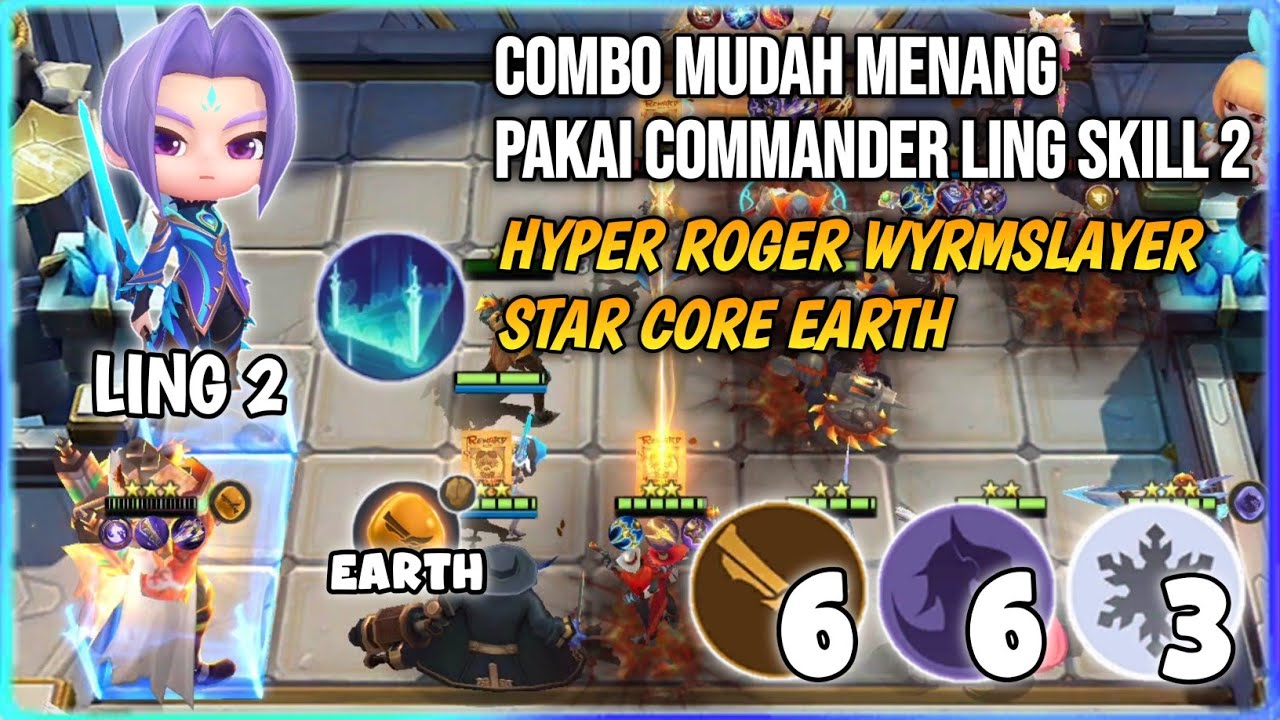 NEW GAMEPLAY LING SKILL 2 | HYPER ROGER WYRMSLAYER TITAN STAR CORE ...