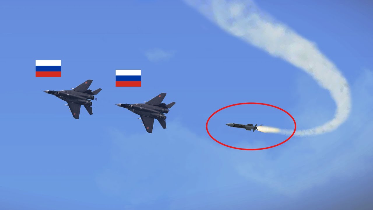 Ukrainian target tracking missile shoots down Russian MiG-29 fighter ...