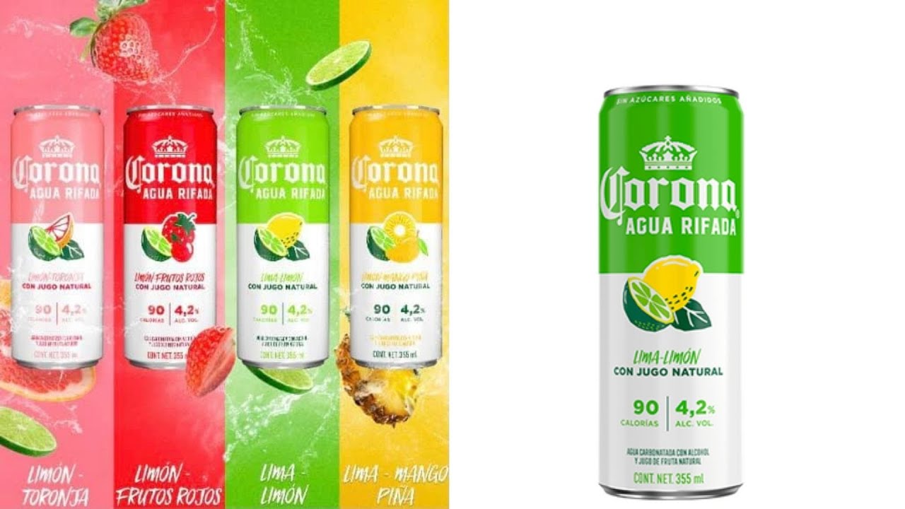 CORONA AGUA RIFADA LIMA LIMON - YouTube