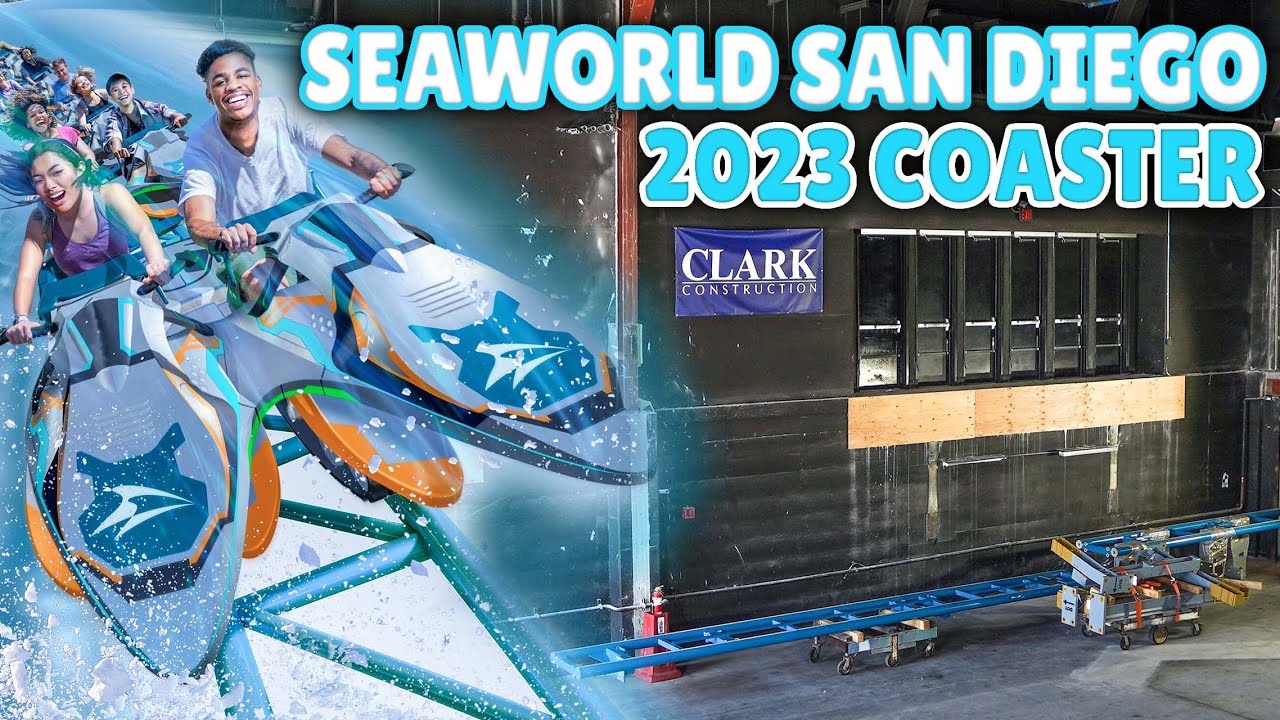 FIRST LOOK at Arctic Rescue NEW 2023 SeaWorld San Diego Straddle Roller ...