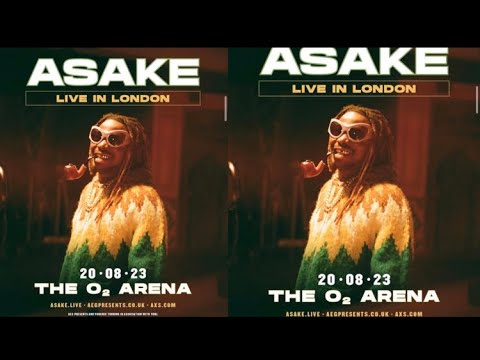 Asake Sets To Shut down O2 Arena - YouTube