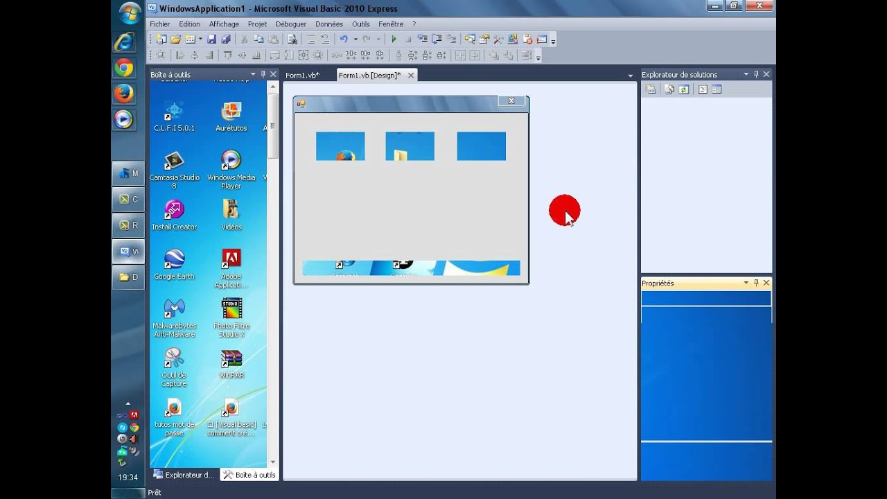 [Visual Basic] Tuto Comment crée un launcher de logiciels - YouTube