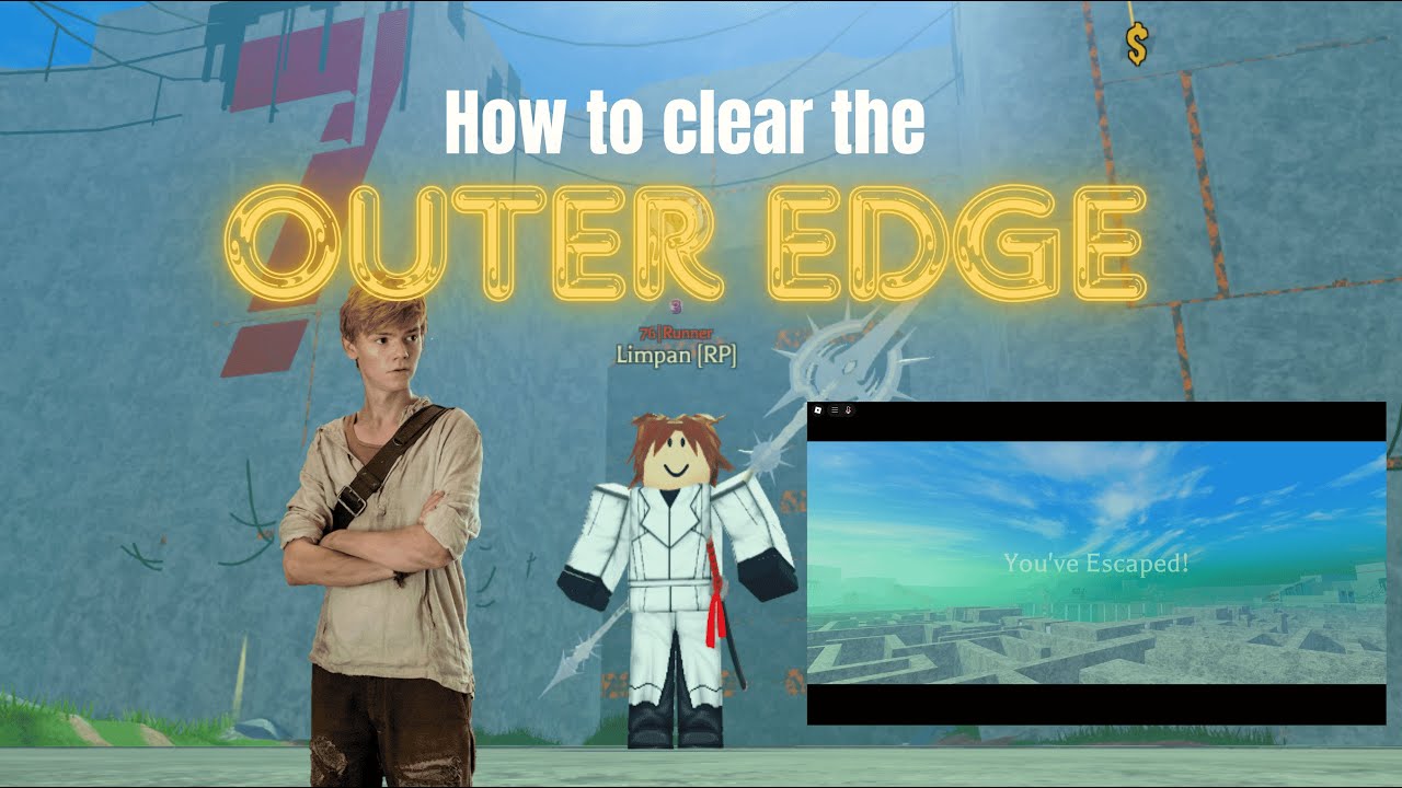 How to beat the Outer Edge in Roblox maze runner. - YouTube