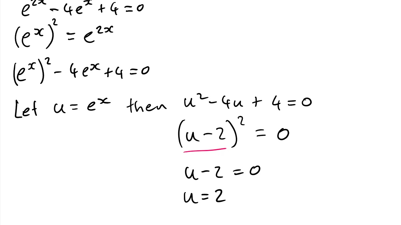How to find the roots of an expoential function... - YouTube
