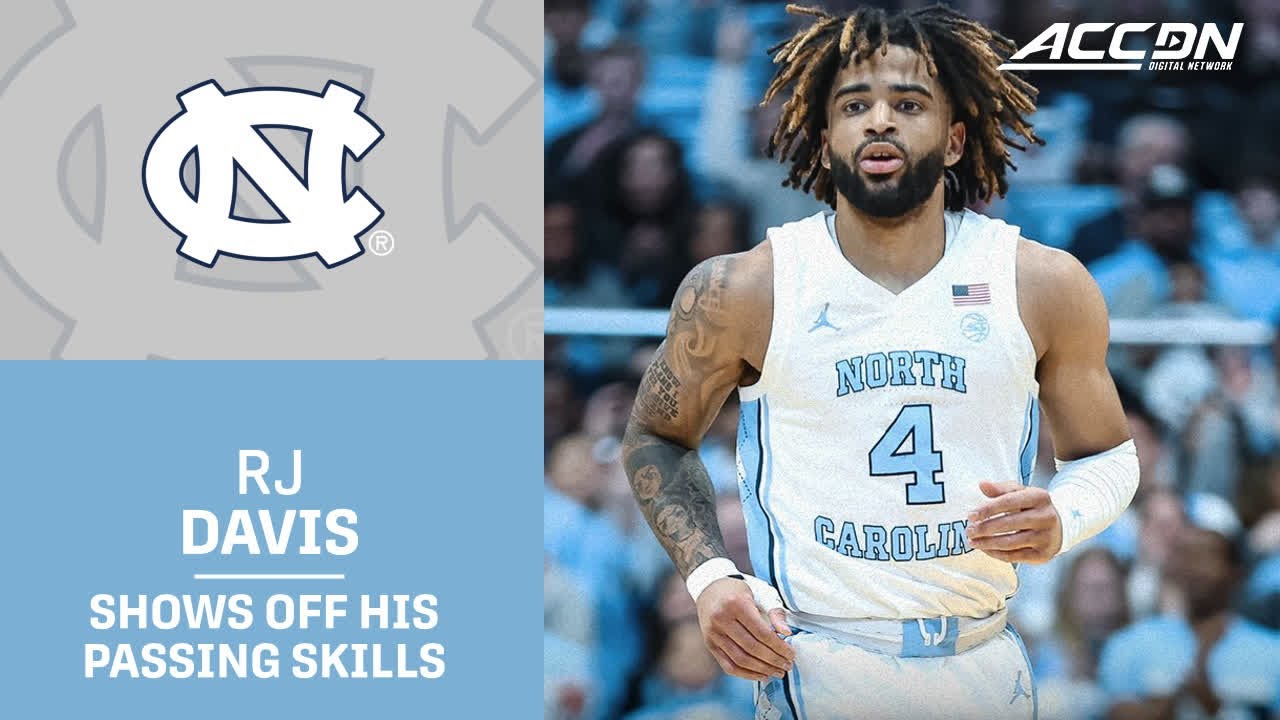 UNC Superstar R.J. Davis Shows Off With The Sweet Dish - YouTube