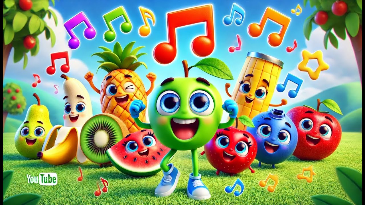 🎶🍎🍌🎤 ¡Canción Infantil de las Frutas! – Aprende, Baila y Canta con ...