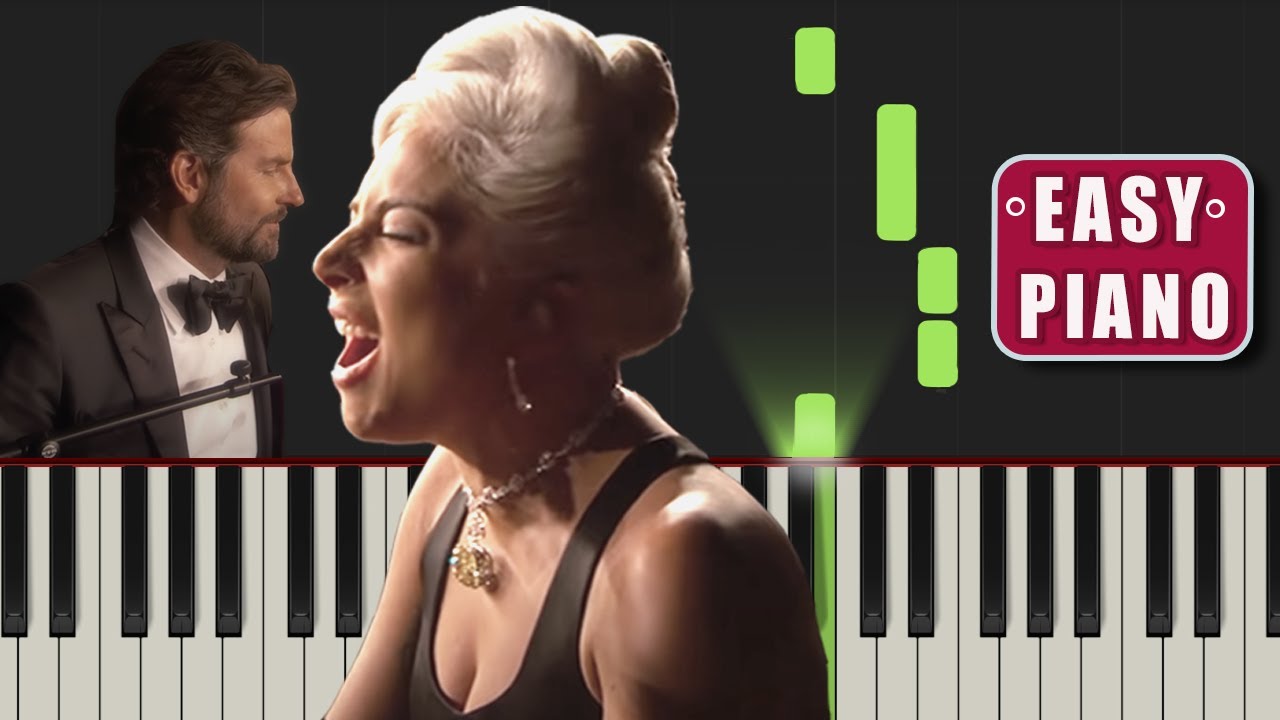 Lady Gaga Shallow (A Star Is Born OST) | Piano tutorial beginner by ...