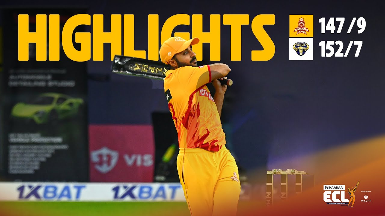 Lucknow Lions v @WeAreHaryanviHunters Full Match Highlights | @eclt10 ...