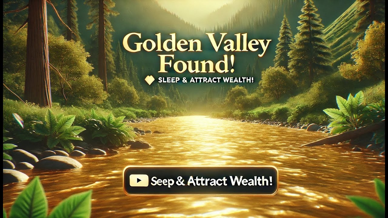 "Fall Asleep to Golden Water → Prosperity Awaits!" "Secret of the ...