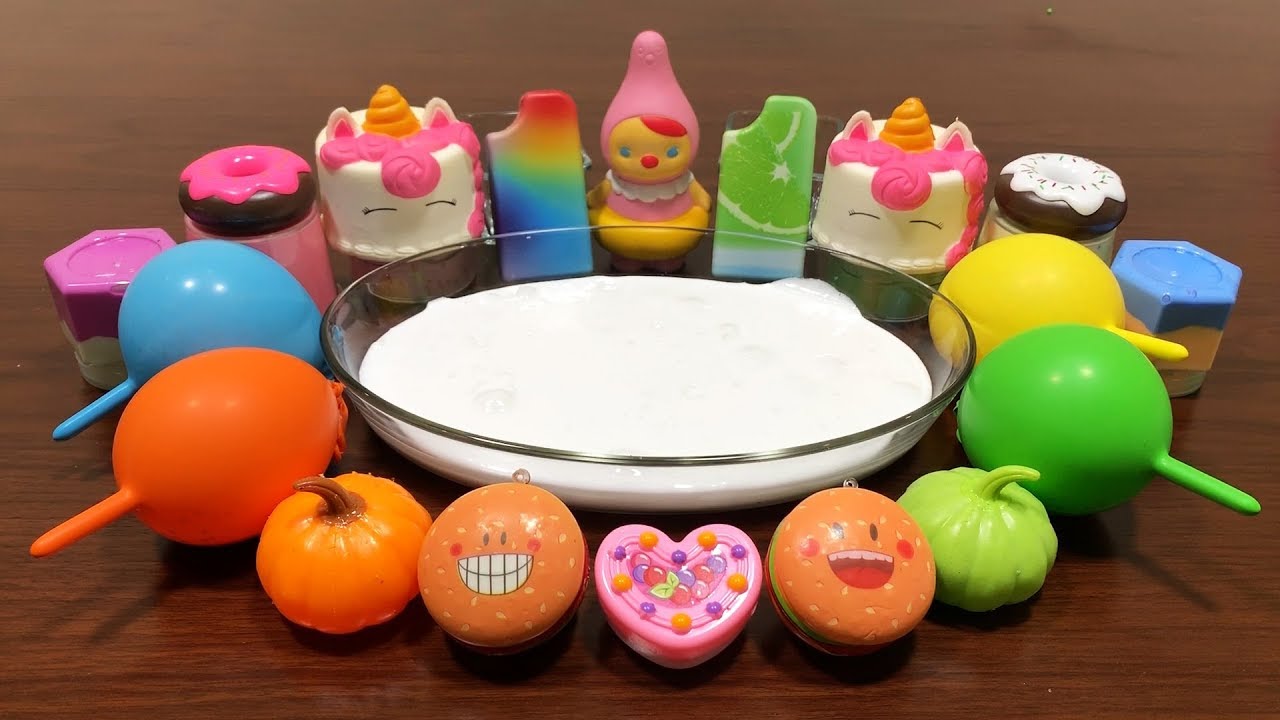 Relaxing with Balloons || Mixing FLOAM and CLAY Into FLUFFY Slime ...