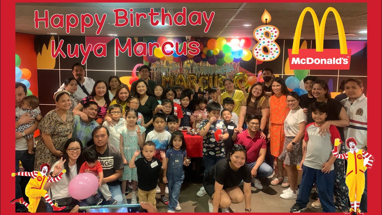 Kuya Marcus 8th Birthday @ McDonald, Karama | Birthday Party | Dubai ...