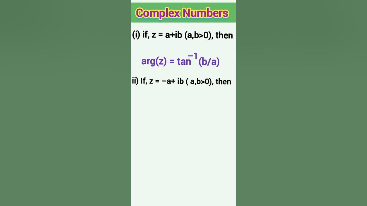 Argument Formula In Complex Numbers maths complexnumbers YouTube argument-formula-in-complex-numbers-maths-complexnumbers-youtube