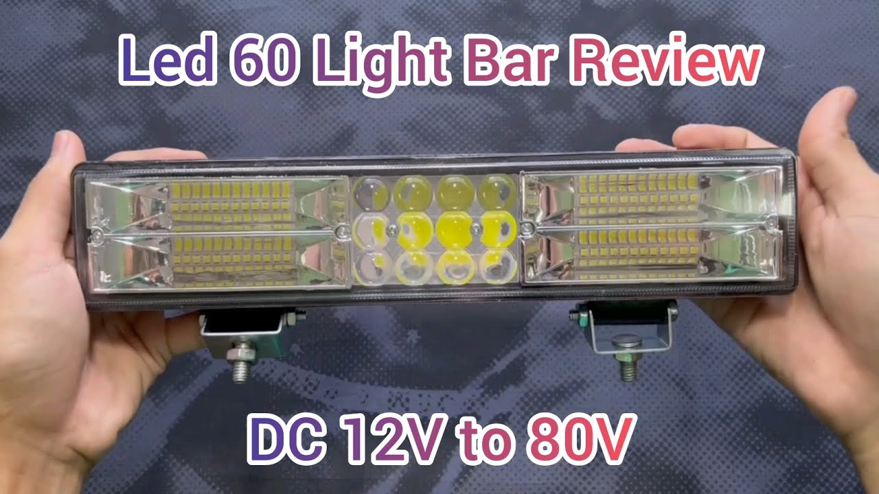 LED 60 Light Bar Review - YouTube