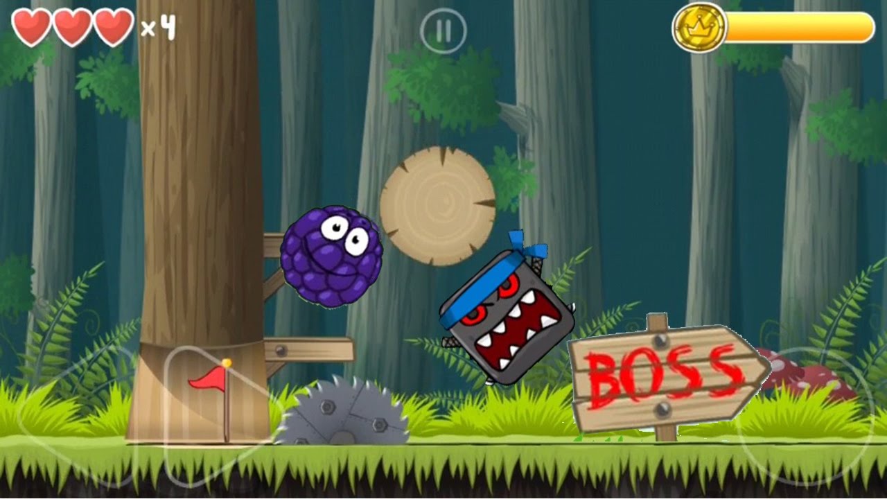 Playing Bilberry Ball Red Ball 4 All Level With Boss Fight Ep 2 Android ...