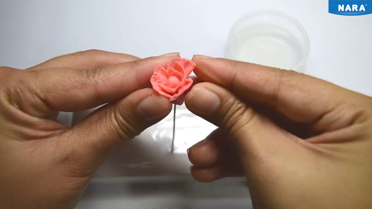 How to Make Carnation Clay Flower | Flower Clay Tutorial - YouTube
