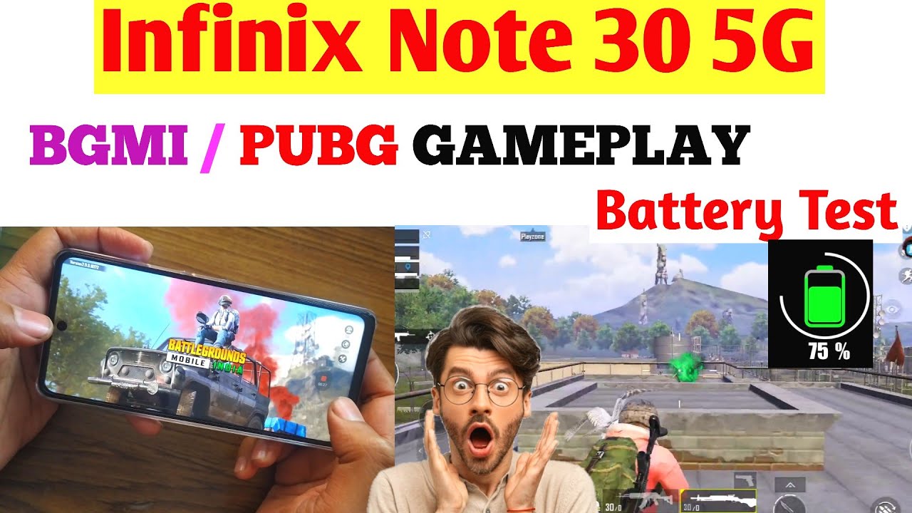 Infinix Note 30 BGMI Test || Infinix Note 30 Gaming Test || BGMI ...