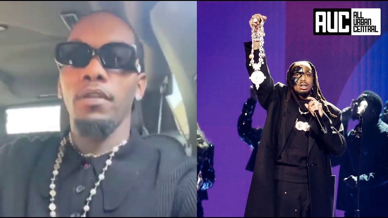 Offset Responds After Alleged Grammy Fight With Qauvo - YouTube