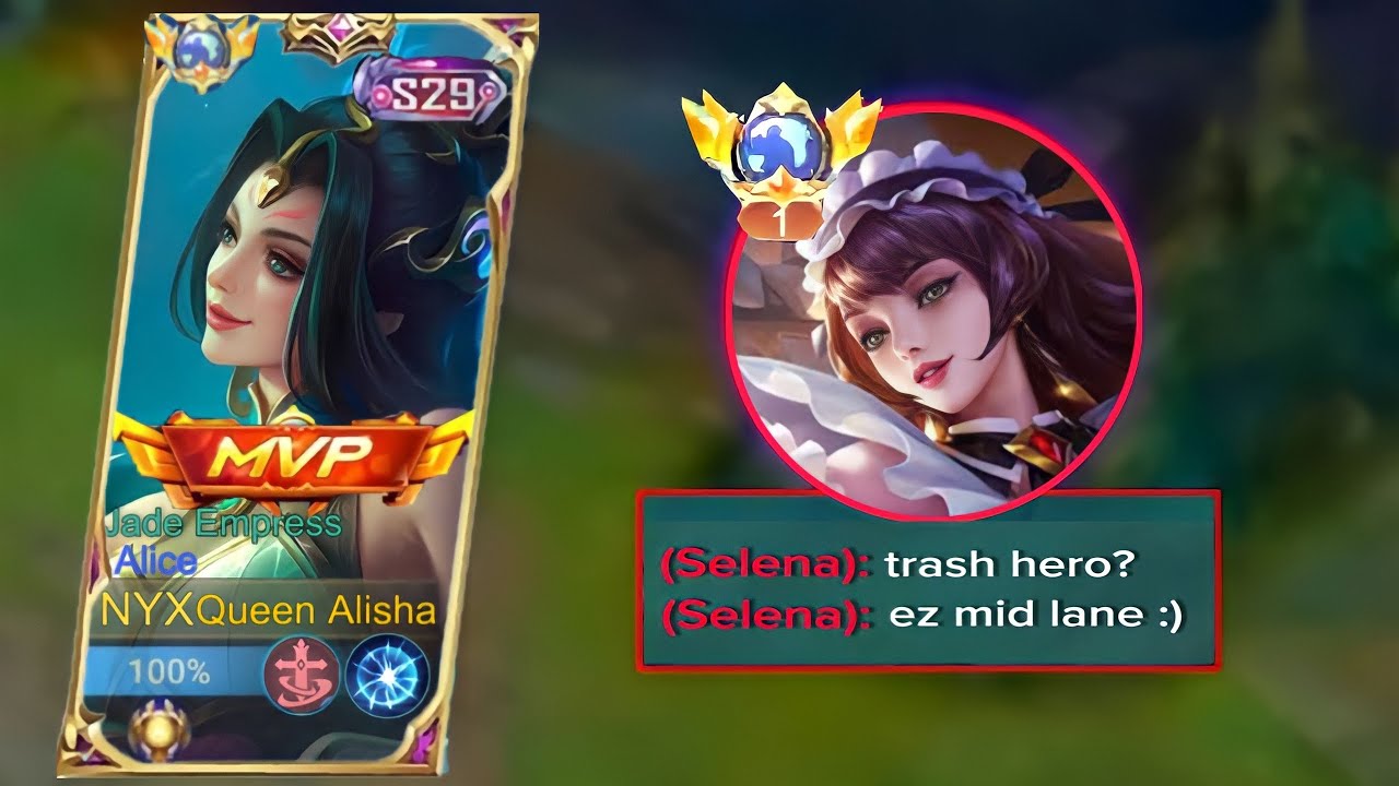 FINALLY!! I MET PRO FEELING GLOBAL SELENA IN MID LANE!! (Auto trastalk ...