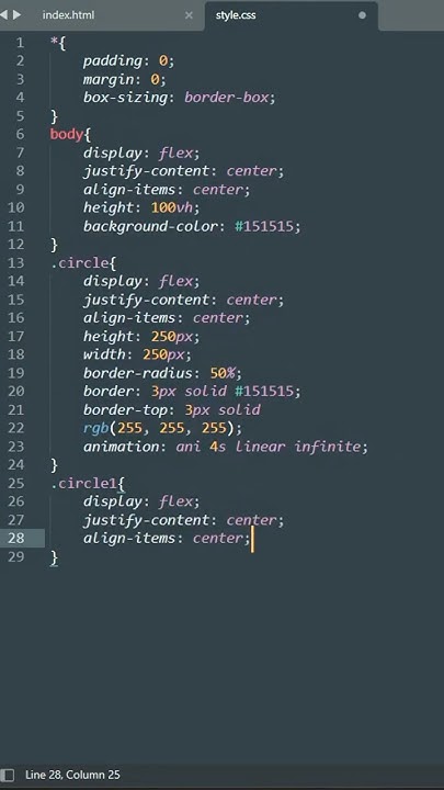 Circles Animation | HTML & CSS - YouTube