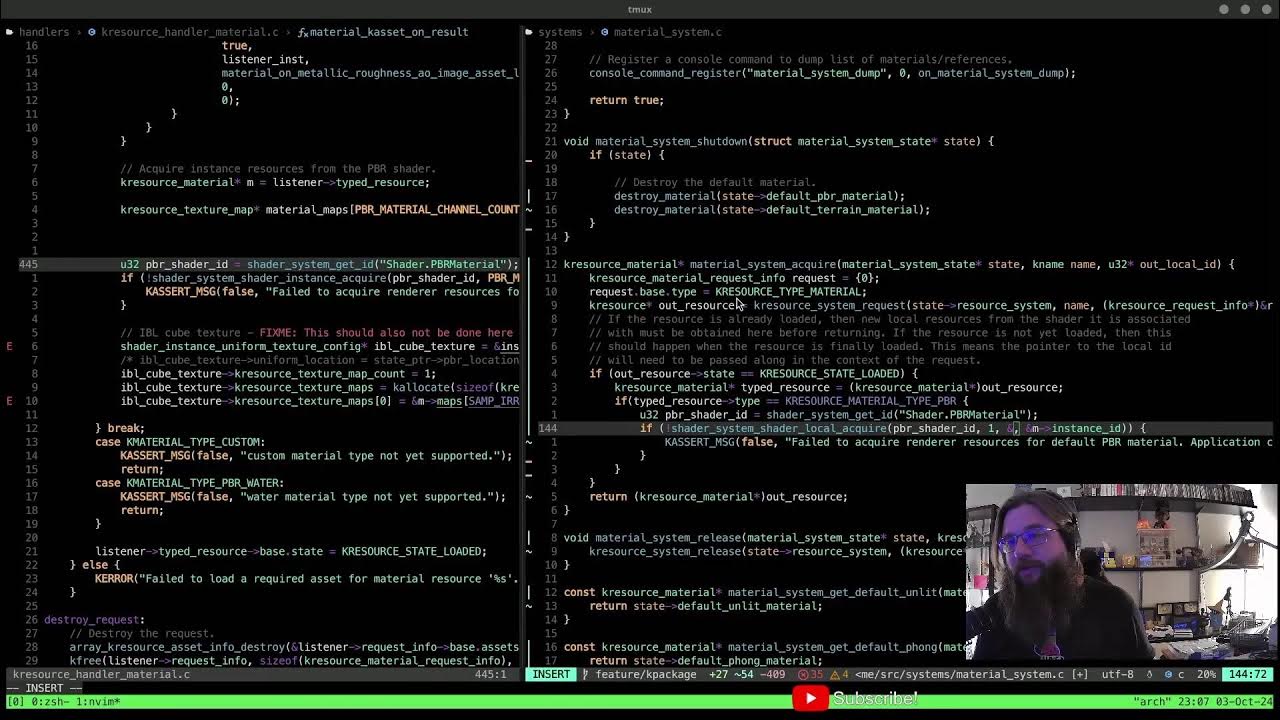 C/Vulkan Game Engine Dev Ep. 240: Fixing long-standing Material System issues !kohi - YouTube