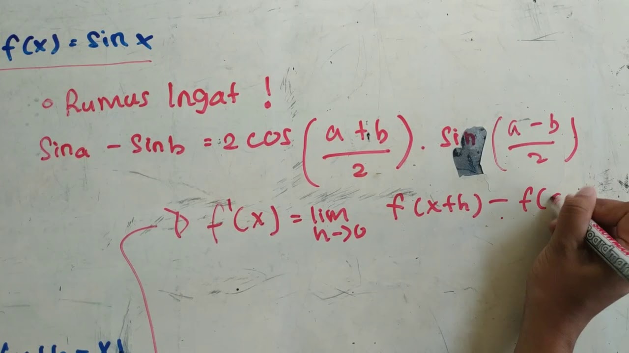 TURUNAN FUNGSI SINUS & COSINUS KELAS XII MIPA 2 SMA NEGERI 1 SETU - YouTube