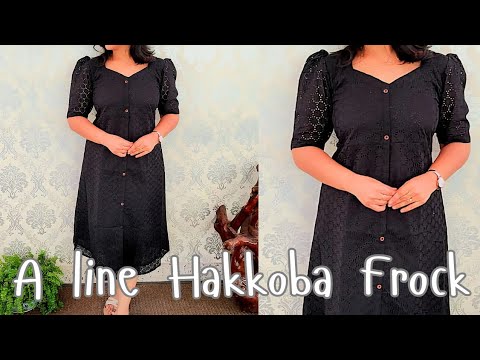 Easy Aline Frock in 10 minutes - YouTube