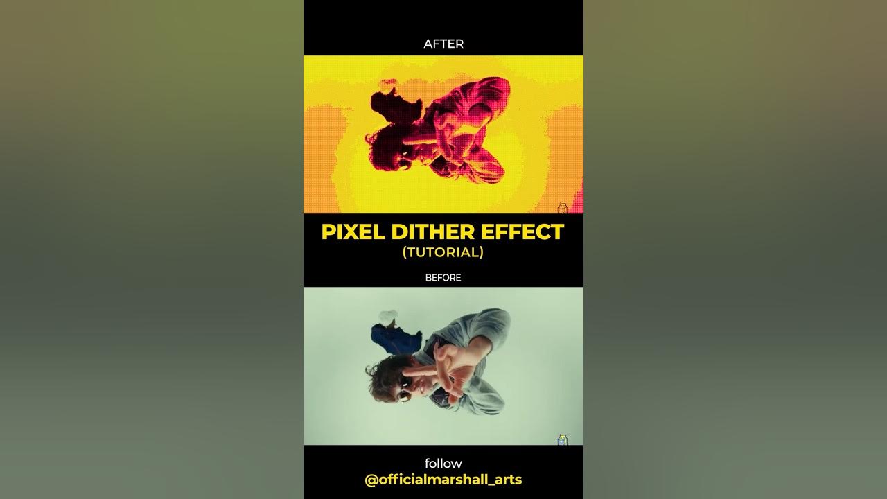 Retro Pixel Dither Effect in After Effects | Step-by-Step Tutorial #aftereffects #musicvideo # ...