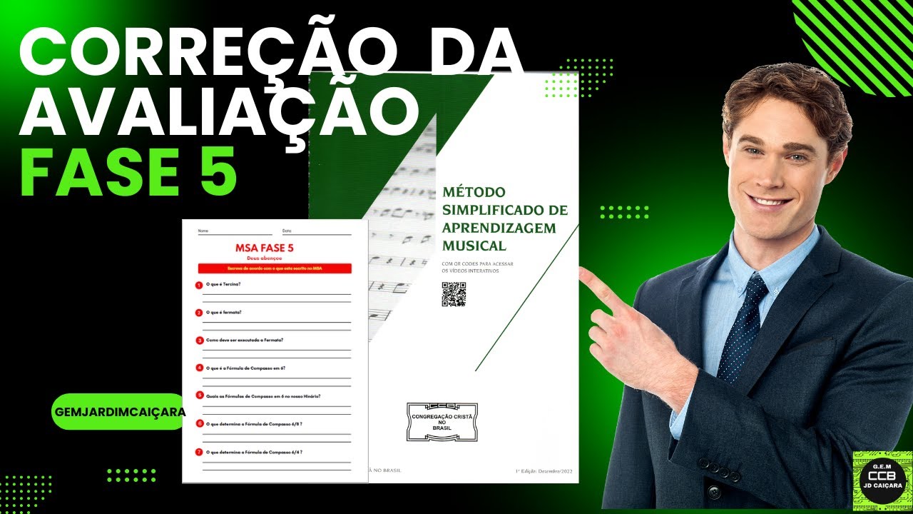 MSA FASE 5, CORREÇÃO DA AVALIAÇÃO - YouTube