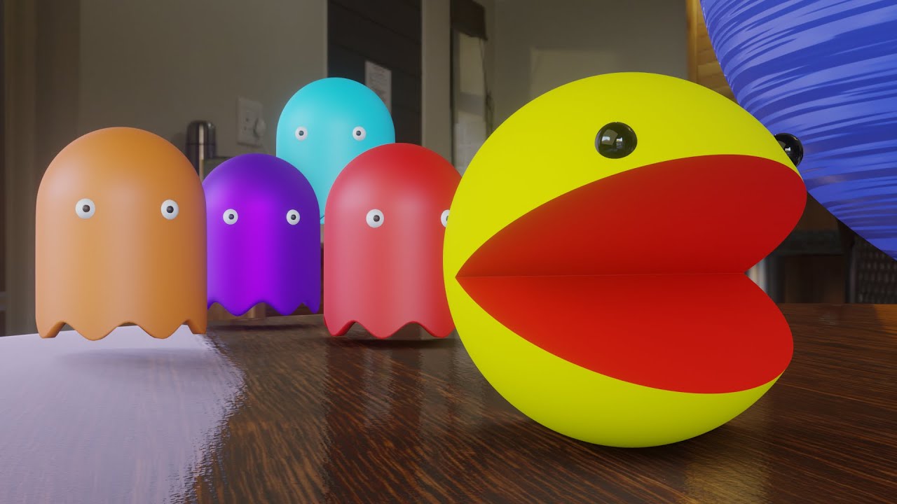 PAC-MAN Fights Ghosts in Your Kitchen! - YouTube