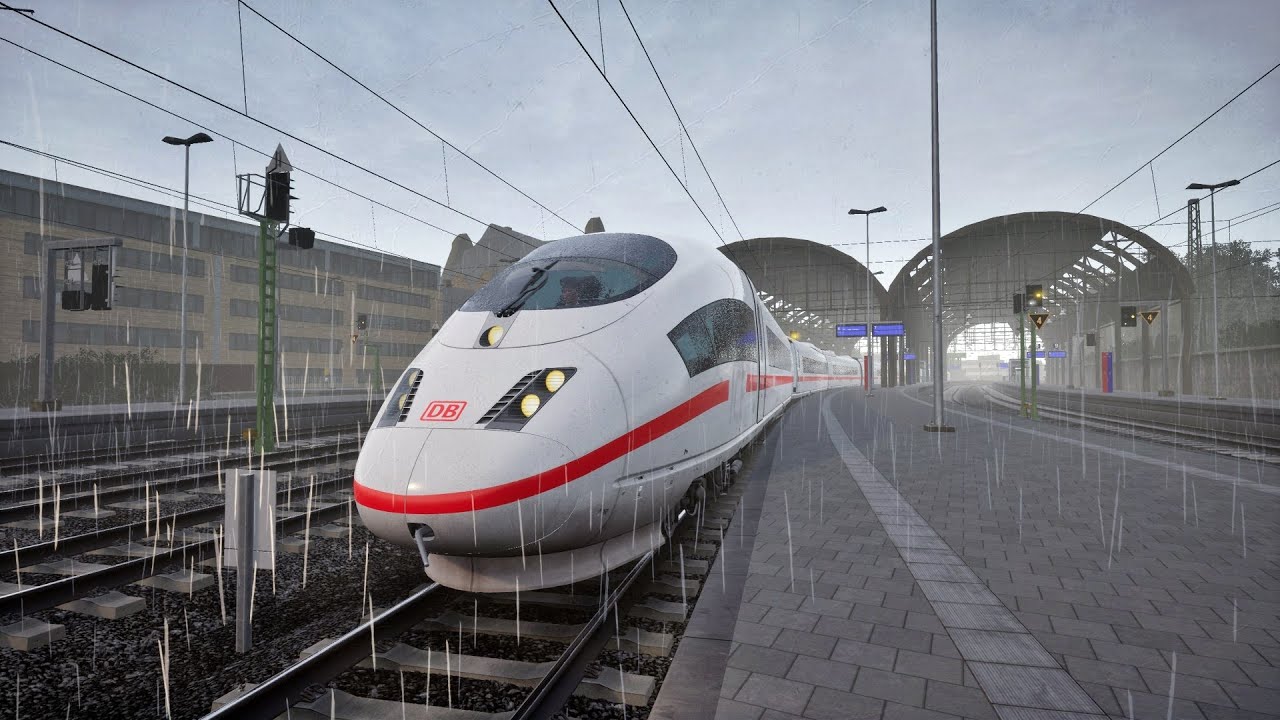 Train Sim World 3 | ICE and Rain | BR406 DB - YouTube