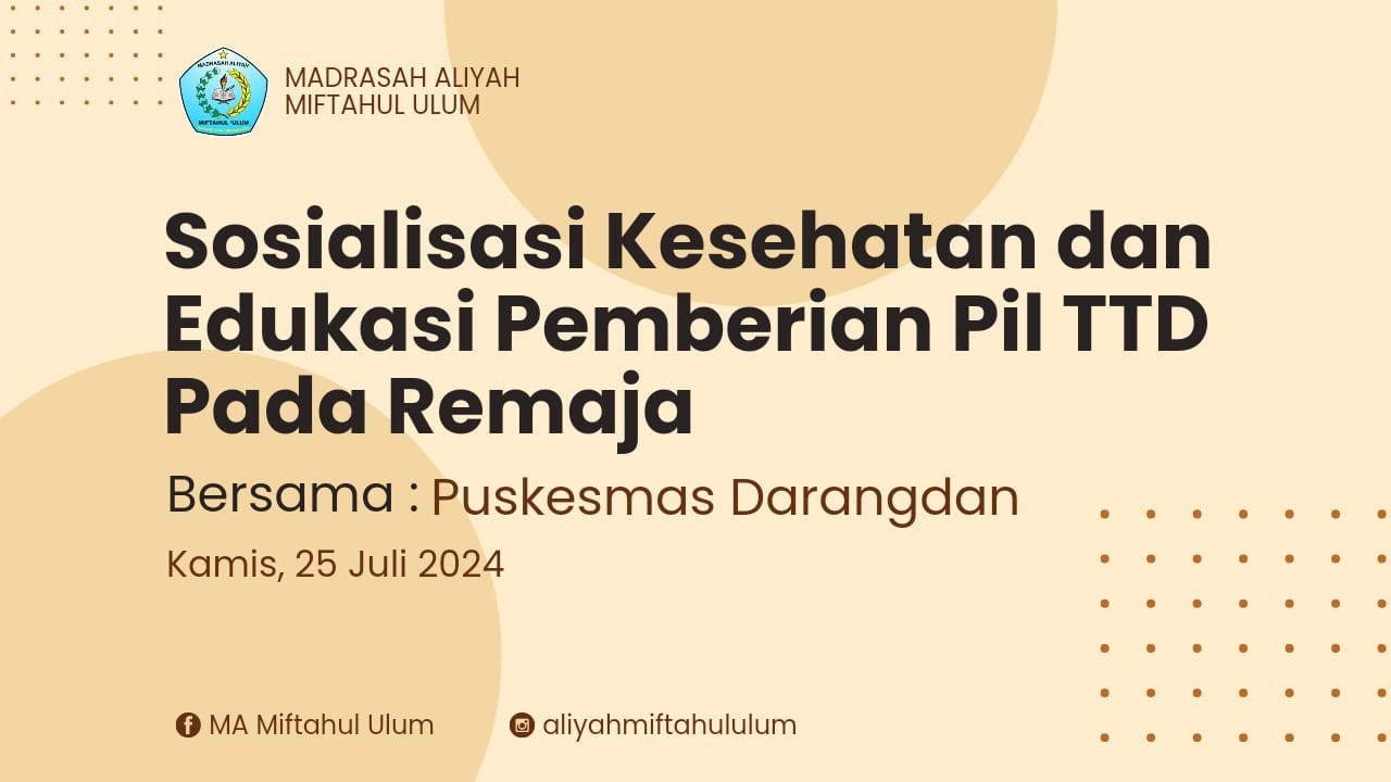 Sosialisasi Kesehatan dan Edukasi Pemberian Pil TTD Pada Remaja Bersama ...