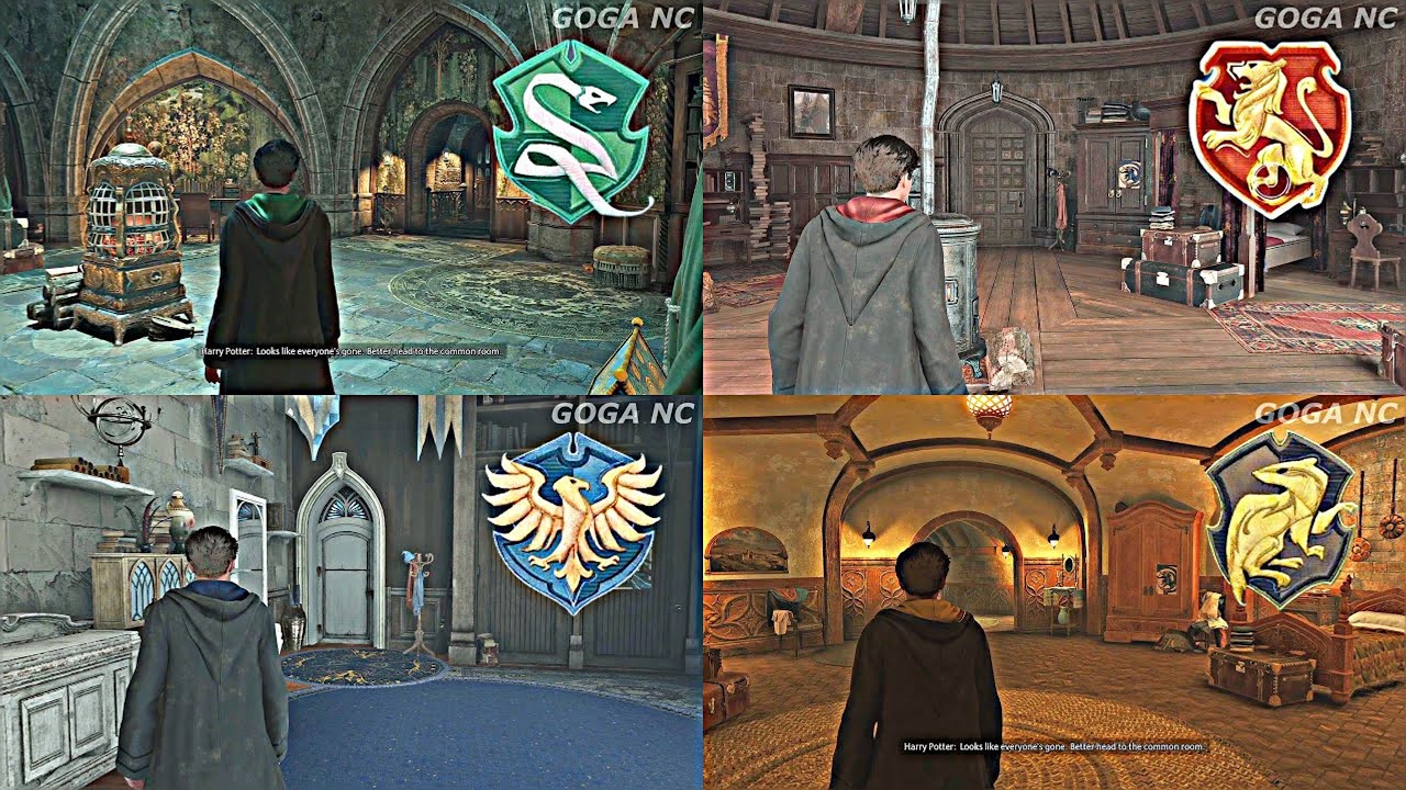 Hogwarts Legacy - The Sorting Ceremony ALL Choices (Gryffindor, Slytherin, Ravenclaw ...