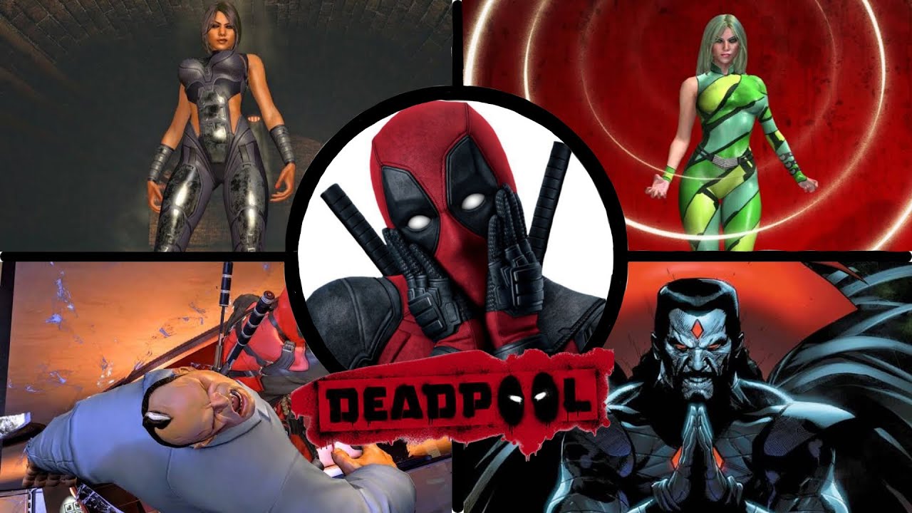 Deadpool Video Game | All Bosses + Ending Scenes - YouTube